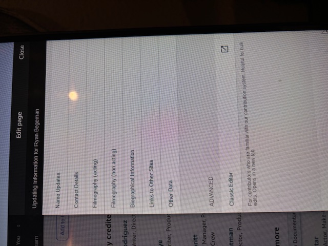 ‎no way to add his photo under his name. When I hit edit page, no image shows up for me to add ...