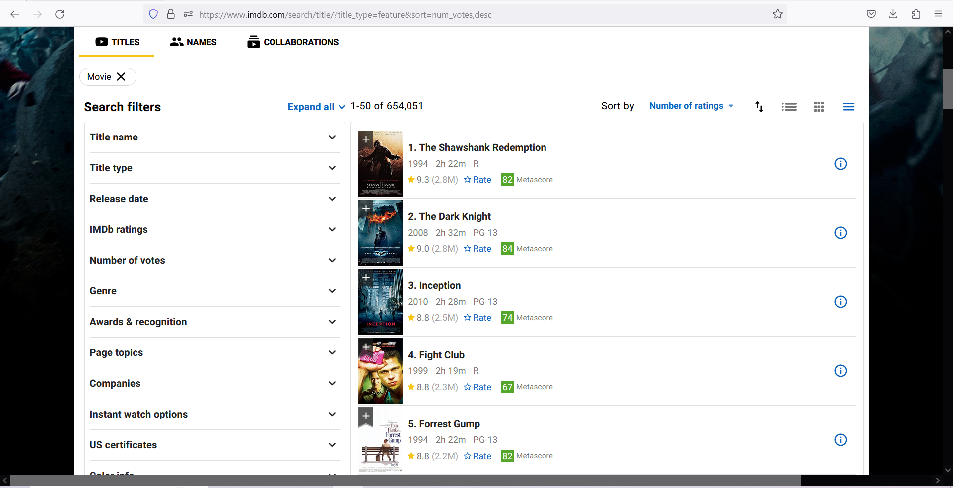 ‎IMDb Advanced Search Redesign | IMDb Community Forums
