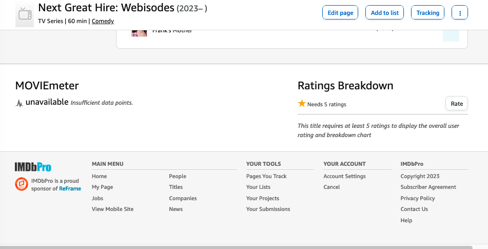 ‎Where do External Links appear on IMDB PRO pages for projects | IMDb Community Forums