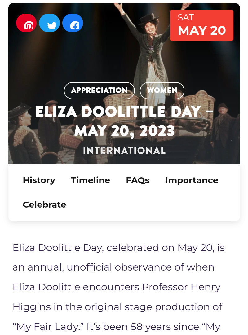 ‎LIVE POLL: Celebrate 110 Years of Eliza Doolittle Portrayals | IMDb ...