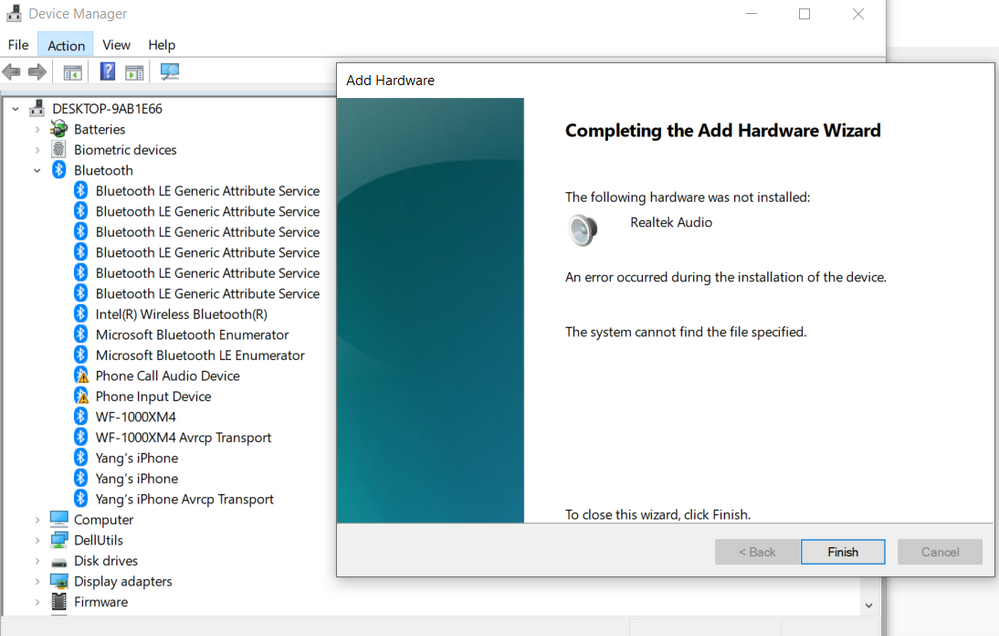 Realtek Audio Driver not installing / showing up in Device Manager ... Realtek Audio Driver not installing / showing up in Device Manager ...